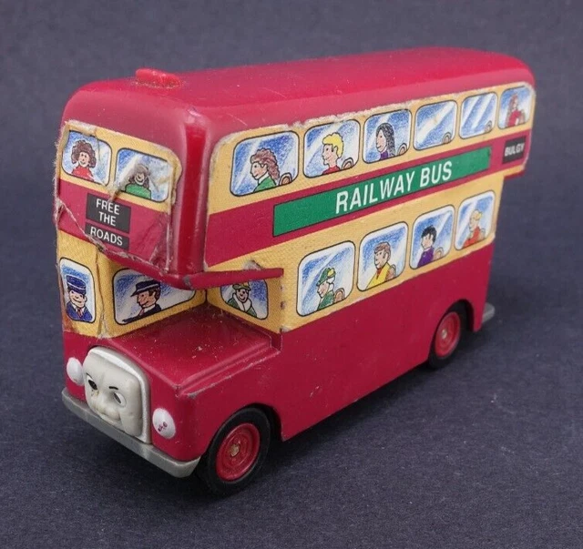 VINTAGE DIECAST ERTL Thomas the Tank Engine Railway Bus ‘‘Bulgy’’1993 £ ...