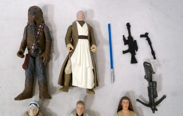 KENNER STAR WARS Power Of The Force II 3.75"FiguraLote De 5 Leia Luke ...