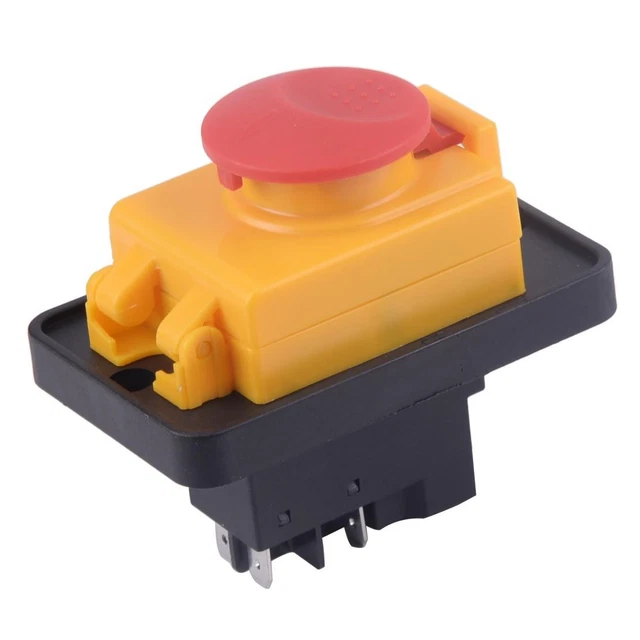 RED CAP NVR Cut Off Emergency Stop Electrical Saftey Switch AC250V 15A ...