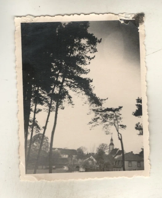 2 FOTOS GERÄUMTER Ort Krakau Sa. für Truppenübungsplatz Königsbrück (11 ...