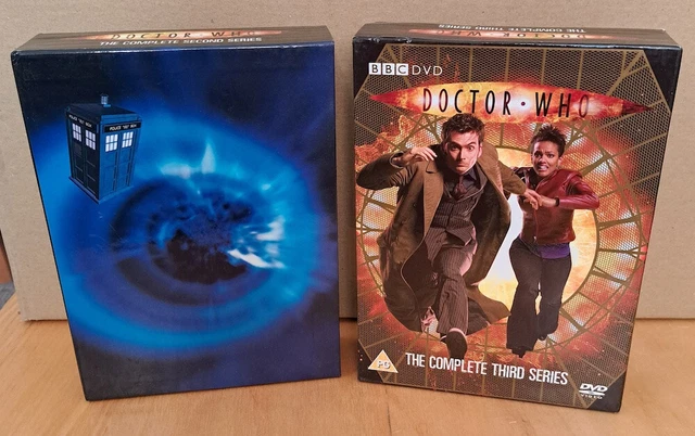 DOCTOR WHO SERIES 2 & 3 Dvd Box Set David Tennant Billie Piper Freema ...