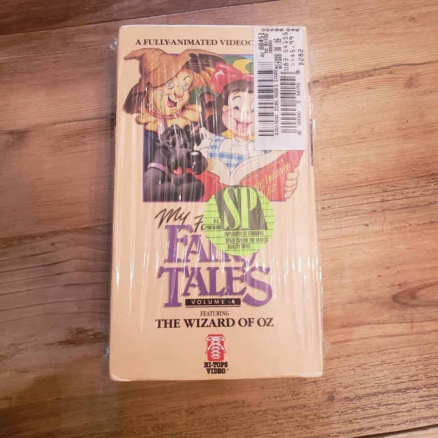 THE WIZARD OF Oz My Favorite Fairy Tales Volume 4 VHS Tape 1987 Cartoon ...