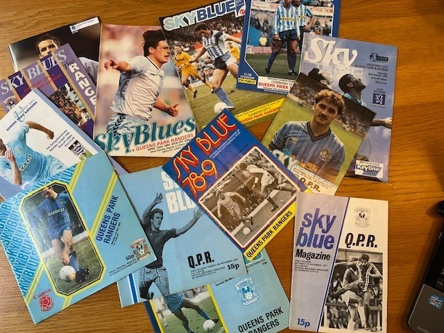 COVENTRY CITY V Queens Park Rangers - Bundle (matchday programmes x 13 ...