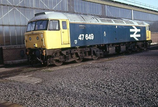 ORIGINAL COLOUR SLIDE of 47649 BR class 47 diesel loco £1.75 - PicClick UK