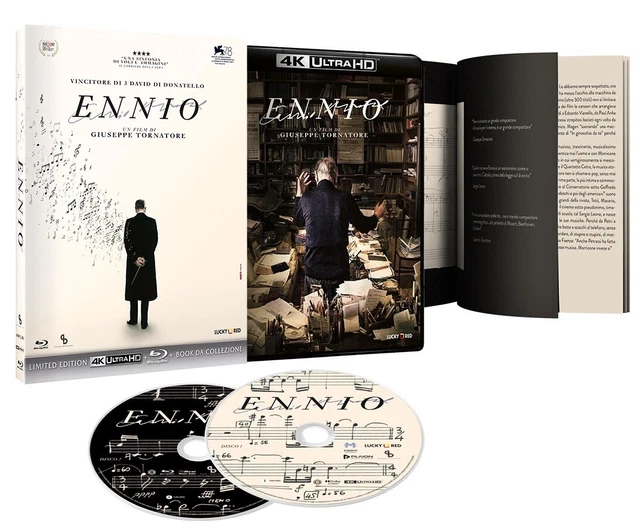 ENNIO (ENNIO MORRICONE) Por Giuseppe Tornatore 4K Ultra HD (2022) 2 blu ...