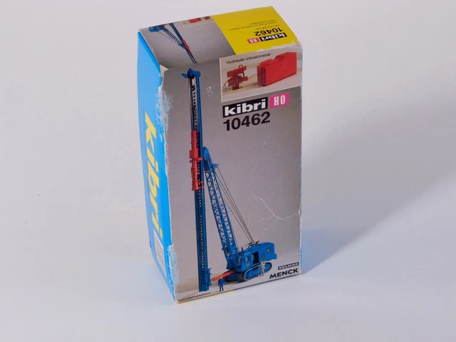 KIBRI 10452 MENCK-BAGGER mit Ramm- und Ziehgerät, ungebaut, OVP H0 1:87 ...