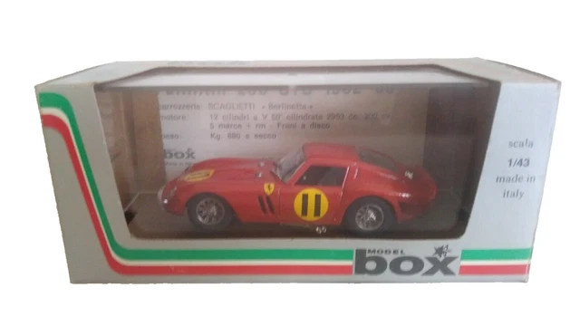 FERRARI 250 GTO 1962-63 Model Box Scala 1/43 EUR 24,00 - PicClick FR