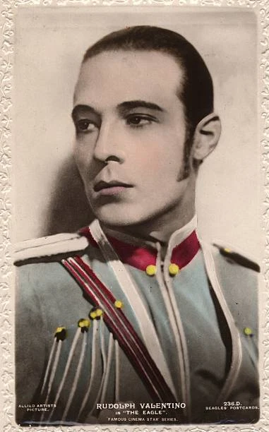 PORTRAIT OF THE film star Rudolph Valentino dressed for his rol- 1925 ...