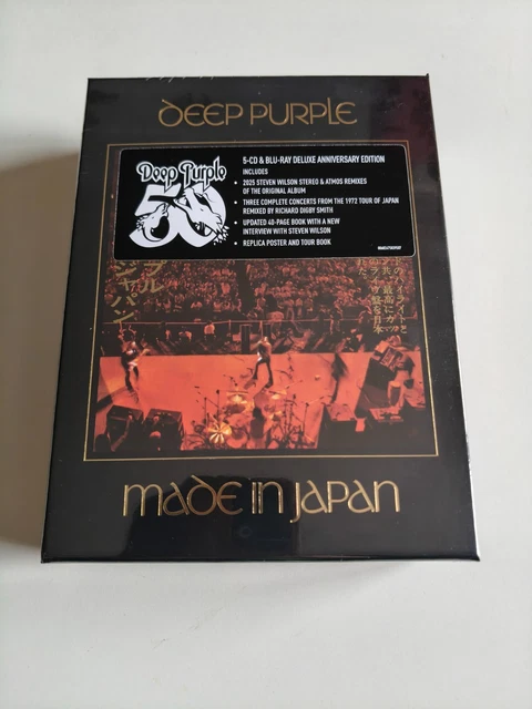 DEEP PURPLE - Made in Japan 2025 - Steven Wilson mix - Deluxe 5cd box ...