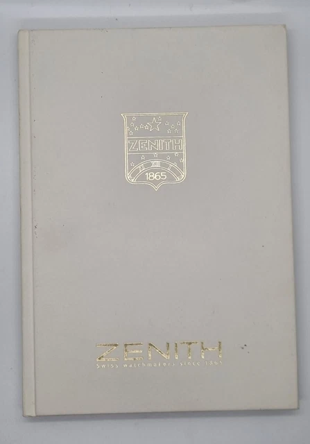 ZENITH WATCH CATALOGUE Models 1999 With Price list £19.99 - PicClick UK