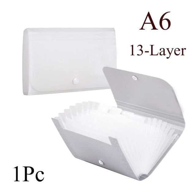 POCKETS BAG SELF Standing Briefcase Document Holder File Classify ...