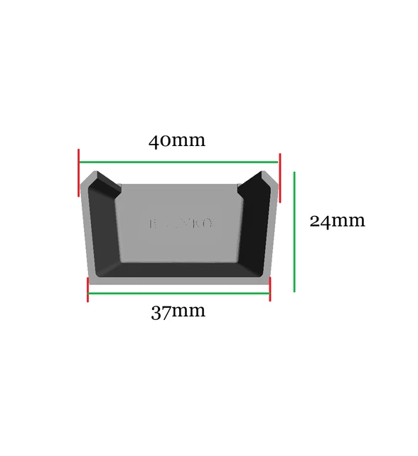 GREENHOUSE GUTTER END Cap to suit Halls Parts Outlets Blank End £2.49 ...