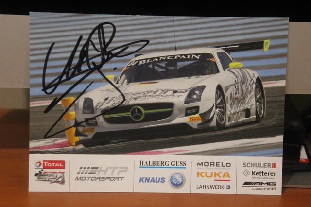 MAXIMILIAN GOTZ #84 HTP motorsports Mercedes GT3 Signed Driver Card $10 ...