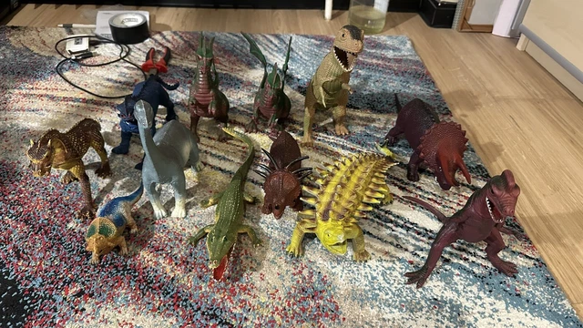 VINTAGE DOR MEI T Rex Prehistoric Dinosaur 1980s Hong Kong Toy Figure ...