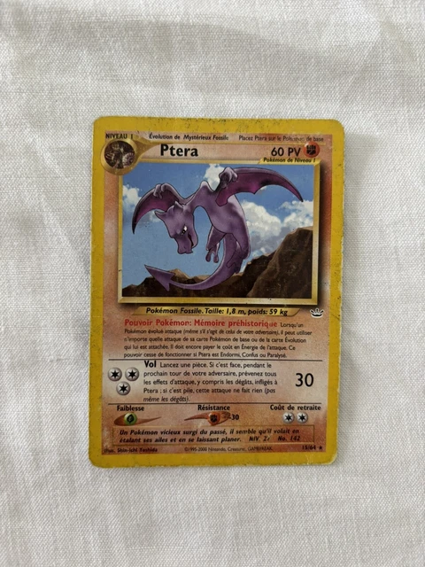 CARTE POKÉMON PTERA 15/64 EDITION 2 ED2 Neo Revelation VF FR EUR 25,00 - PicClick FR
