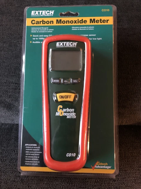 CARBON MONOXIDE METER Extech Instruments CO10 CO Meter $100.00 - PicClick
