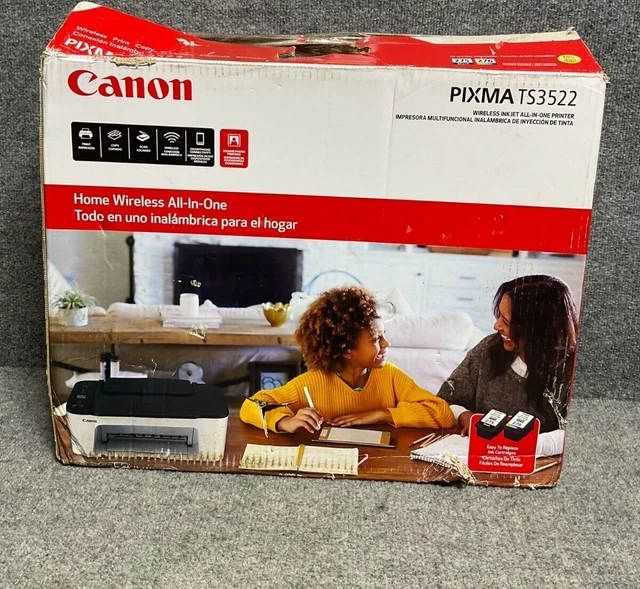 CANON PIXMA TS3522 Wireless 📠 All-in-One Inkjet Color Multifunction ...