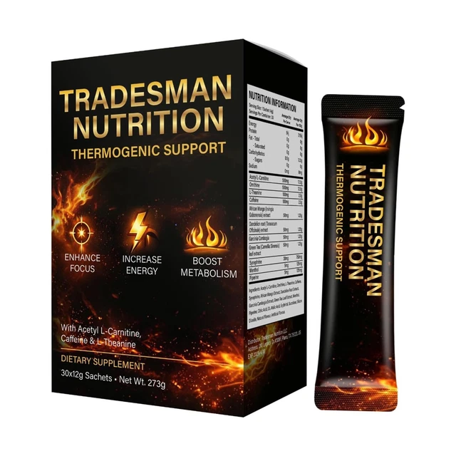 THERMOGENIC ENERGY FOCUS Powder Packets Zero Sugar Metabolism ...