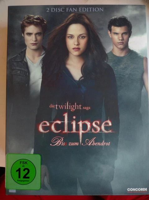 TWILIGHT SAGA ECLIPSE DVD Kristen Stewart Robert Pattinson Liebesfilm ...