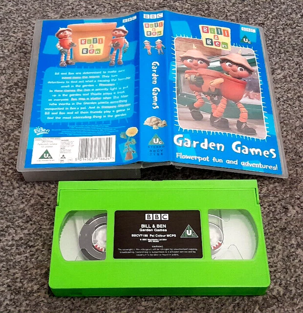 BILL AND BEN Garden Games Flowerpot Men Bbc Video Pal Vhs Video Kids ...