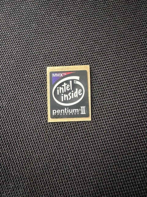 INTEL PENTIUM II Sticker/Decal (1) Laptop Computer Case Tower Frame ...