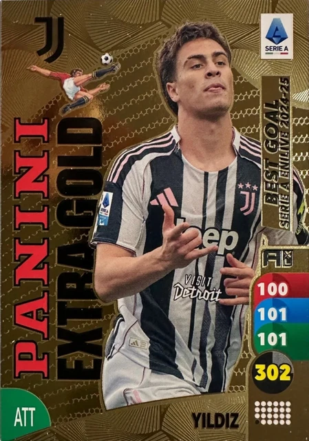 YILDIZ EXTRA GOLD carta calciatori adrenalyn xl 2025-2026 fuori serie ...
