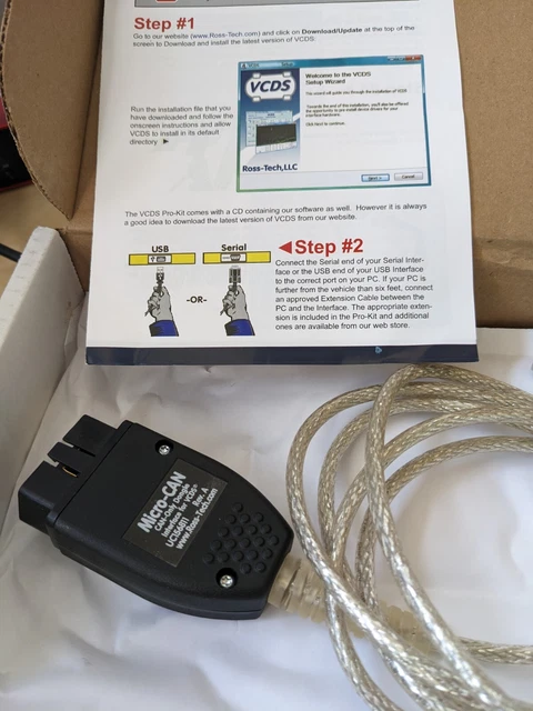 GENUINE ROSS-TECH MICRO-CAN VCDS with UNLIMITED VINs £145.54 - PicClick UK
