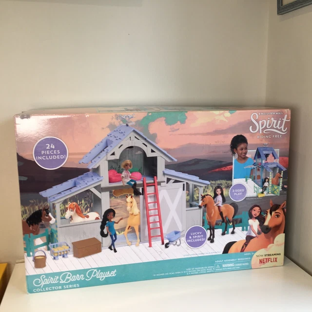 SPIRIT RIDING FREE Netflix Barn Stable playset with Extra Dolls and ...
