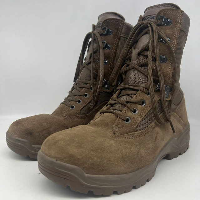 BRITISH ARMY RAF Military Issue YDS Falcon Suede Desert Combat Boots ...