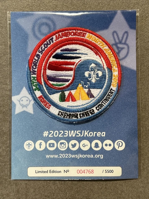 25TH WORLD SCOUT jamboree 2023 -Korea Contingent Badge limited Edition ...