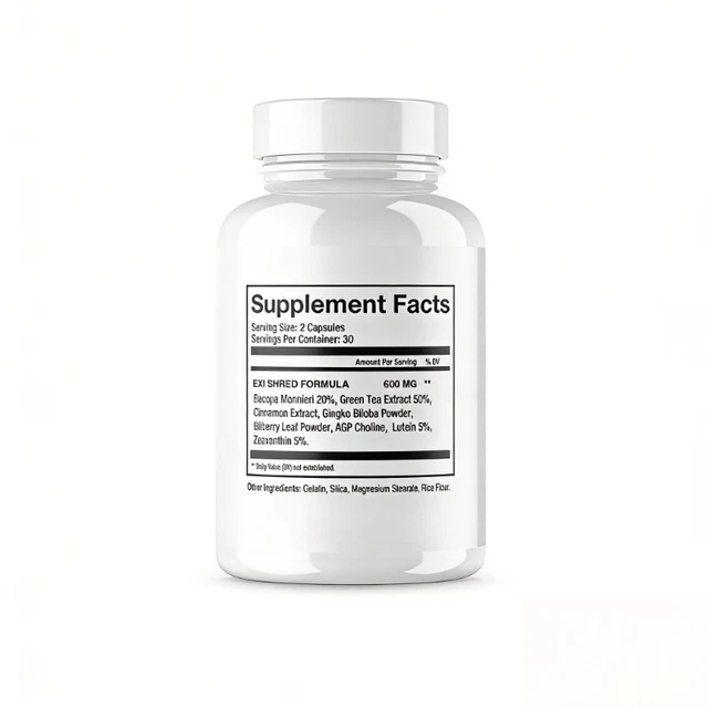 EXISHRED CAPSULES ADVANCED Weight Loss and Energy Exi Shred 60 Capsules ...