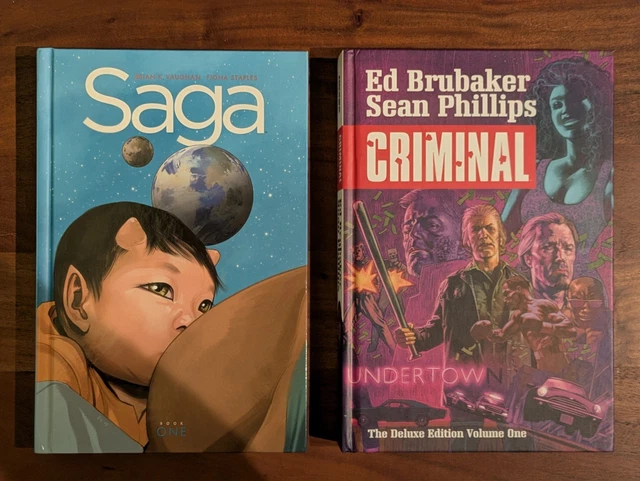 CRIMINAL DELUXE VOLUME 1 HC + Saga Deluxe Book 1 HC - Image Comics £44. ...