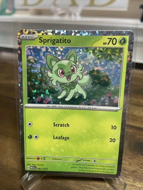SPRIGATITO 001/015 M23EN Holo McDonalds Pokemon Card - NM $2.11 ...