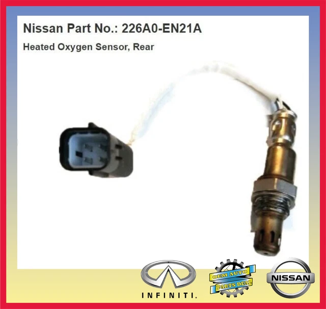 GENUINE NISSAN INFINITI Oem Heated Oxygen Sensor Rear 226A0-En21A $61.11 - PicClick CA