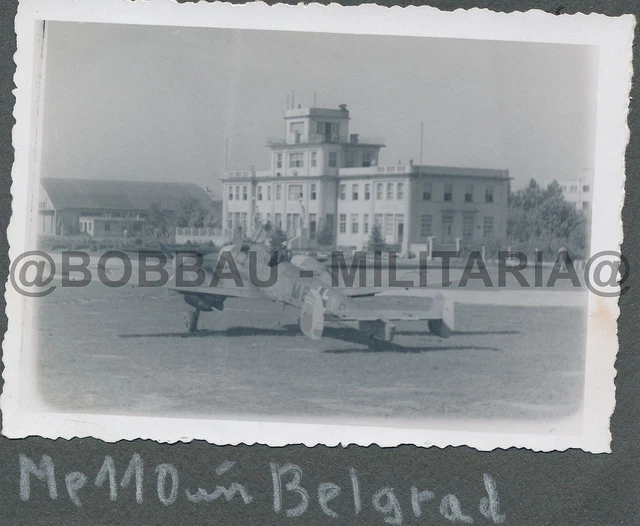 R41 FOTO BELGRAD Messerschmitt Me 110 Zerstörergeschwader 76 ZG76 ...