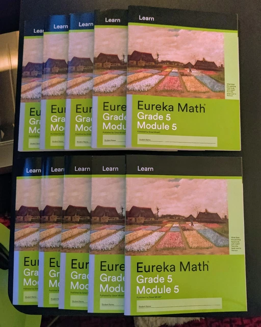 LOT OF 10 x EUREKA MATH Grade 5 LEARN Module 5 Class or Homeschool ...