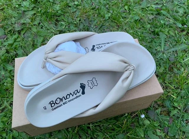 BONOVA ZEHENSTEG-PANTOLETTE BONO-SOFT Super-Soft-Fußbett Gr. 37 EUR 29 ...