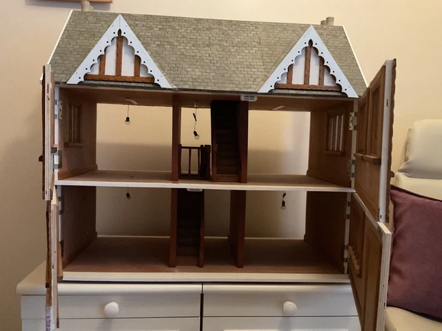 DOLLS HOUSE WOODEN hand made £260.70 - PicClick UK