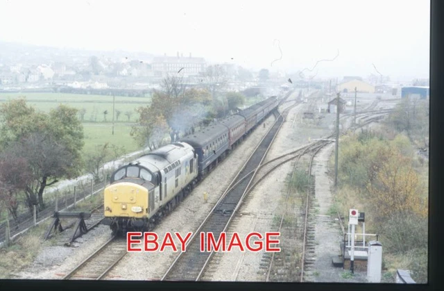 ORIGINAL 35MM SLIDE CLASS 37 LOCO NO 37902 AT CARMARTHEN 1/97 £5.50 ...