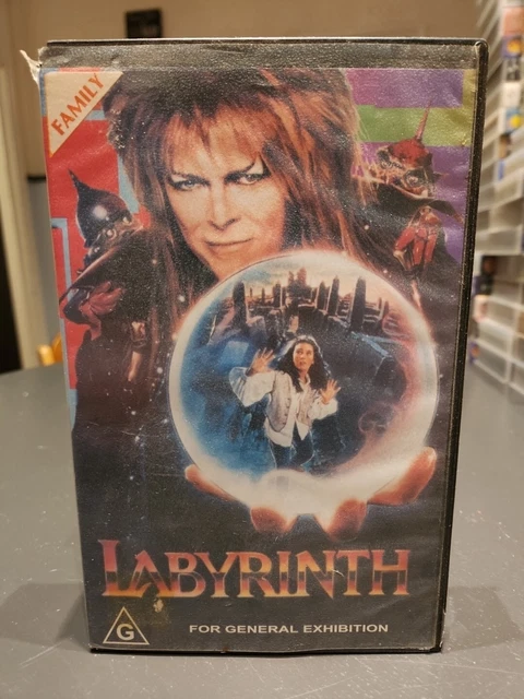 LABYRINTH - VHS Jim Henson & Lucasfilm Home Video Rare Australian ...