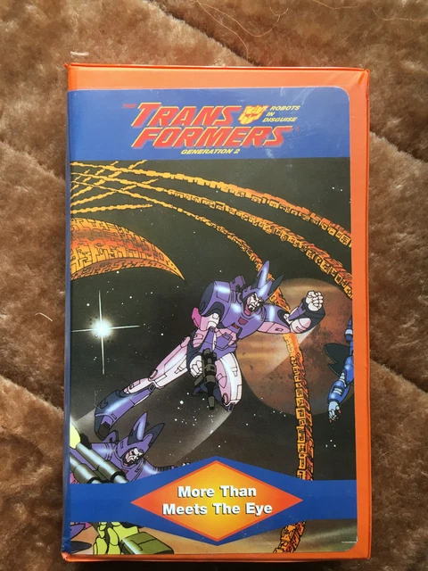 TRANSFORMERS GENERATION 2: More Than Meets The Eye (VHS, 1998, Seville ...