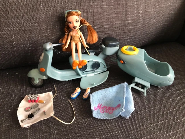 ORIGINAL LIL’ BRATZ Doll Meygan With Spring Break Blitz Beach Bike & Accessories £17.86 ...