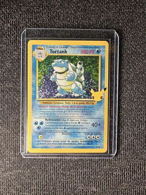 CARTE POKÉMON TORTANK HOLO 2/102 - Célébrations 25 ans FR EUR 17,50 ...