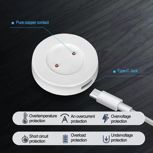 LIGHTWEIGHT USB MAGNETIC Charging Solution For Huawei Watch GT-Devices ...
