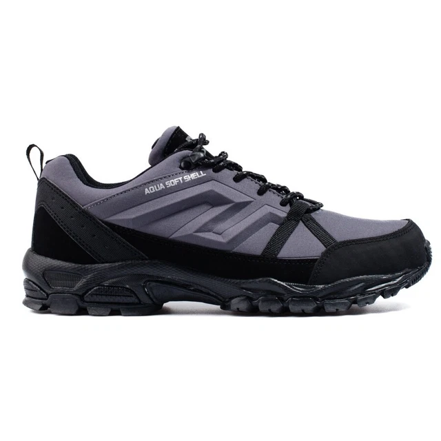 DK AQUA SOFTSHELL gray men's trekking shoes black £76.39 - PicClick UK