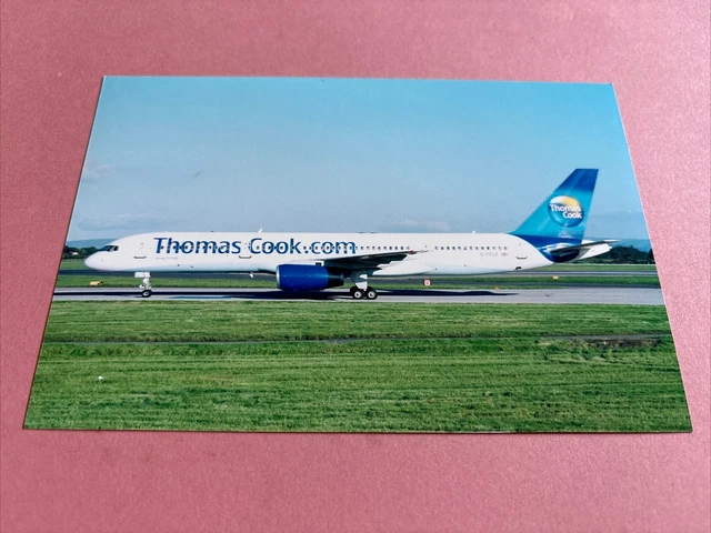 THOMAS COOK AIRLINES Boeing 757-200 G-FCLE colour photograph £0.99 ...