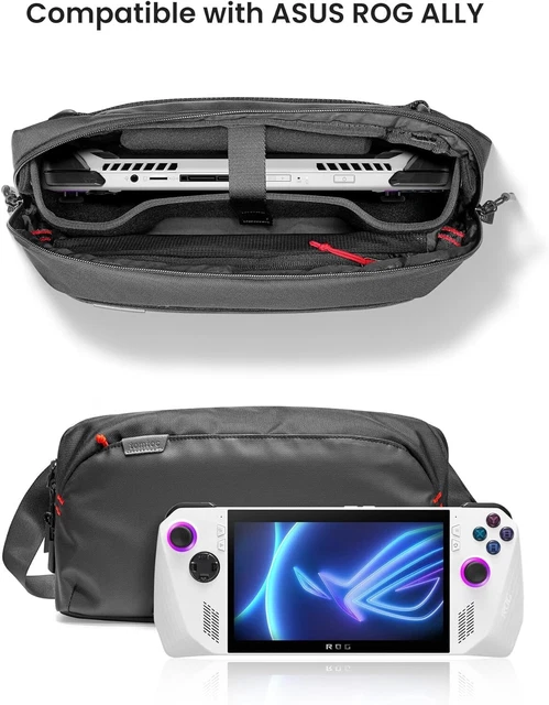 TOMTOC CARRYING CASE for ROG Ally/Steam Deck Console + Accessories, Bag ...