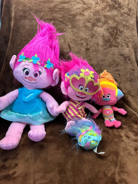 DREAMWORKS TROLLS PRINCESS poppy Suki soft toy plush bundle £18.95 ...