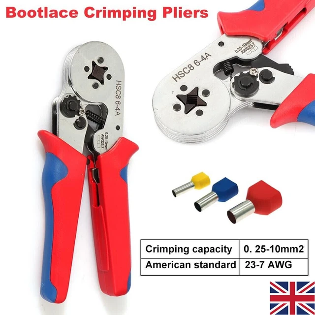 FERRULE TERMINAL HAND Wire Cord End Crimper Crimp Crimping Tool Plier 0 ...