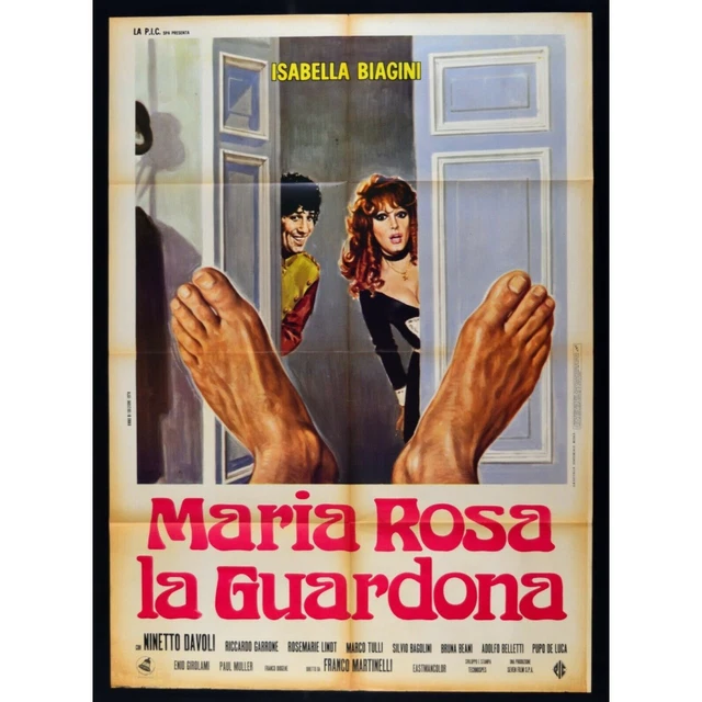 AFFICHE MARIA ROSA LA GUARDONA Biagini Davoli Garrone Martinelli ...
